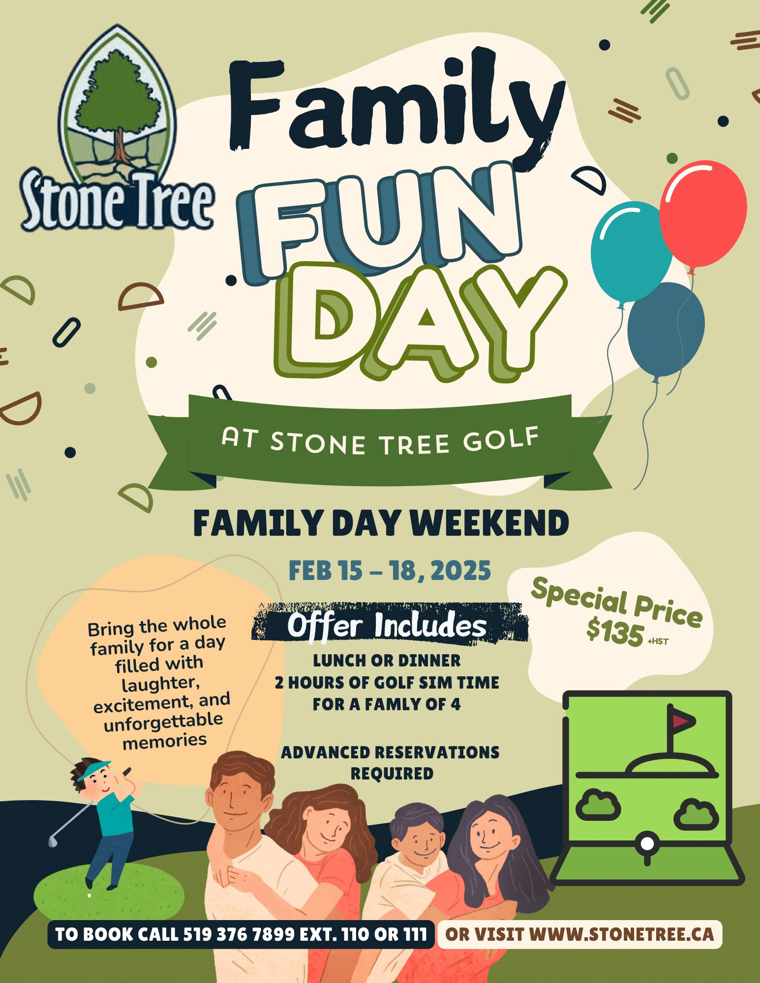 Family Fun Day - Stone Tree Golf and Fitness