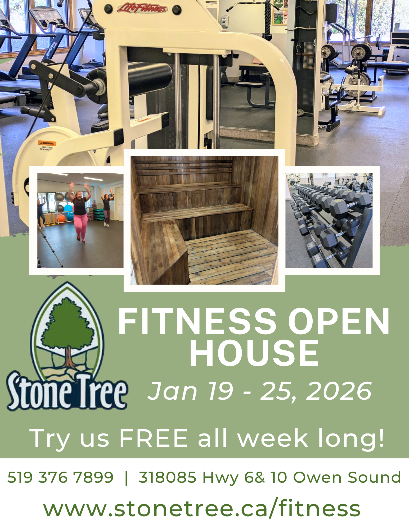Stone Tree Fitness Open House (FREE Week) - Stone Tree Golf and Fitness